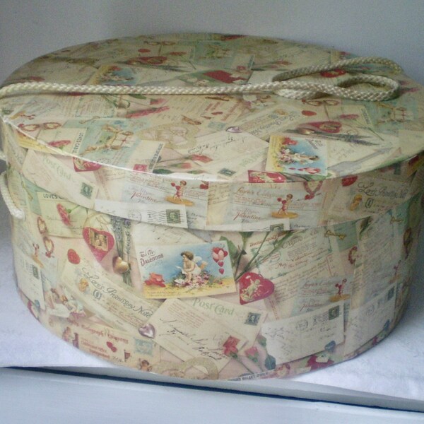 Vintage Hat Box - Etsy