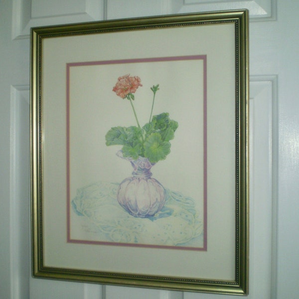 Geranium Print - Etsy