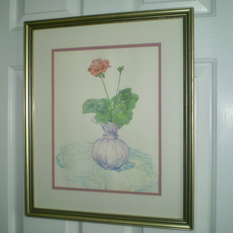 Geranium Print - Etsy