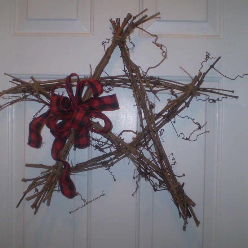 Grapevine Stars - Etsy