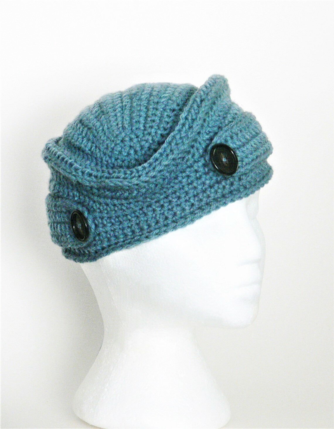 Crochet Pattern - Stewardess Pill Box Hat, Women's Hat, Summer, Winter ...