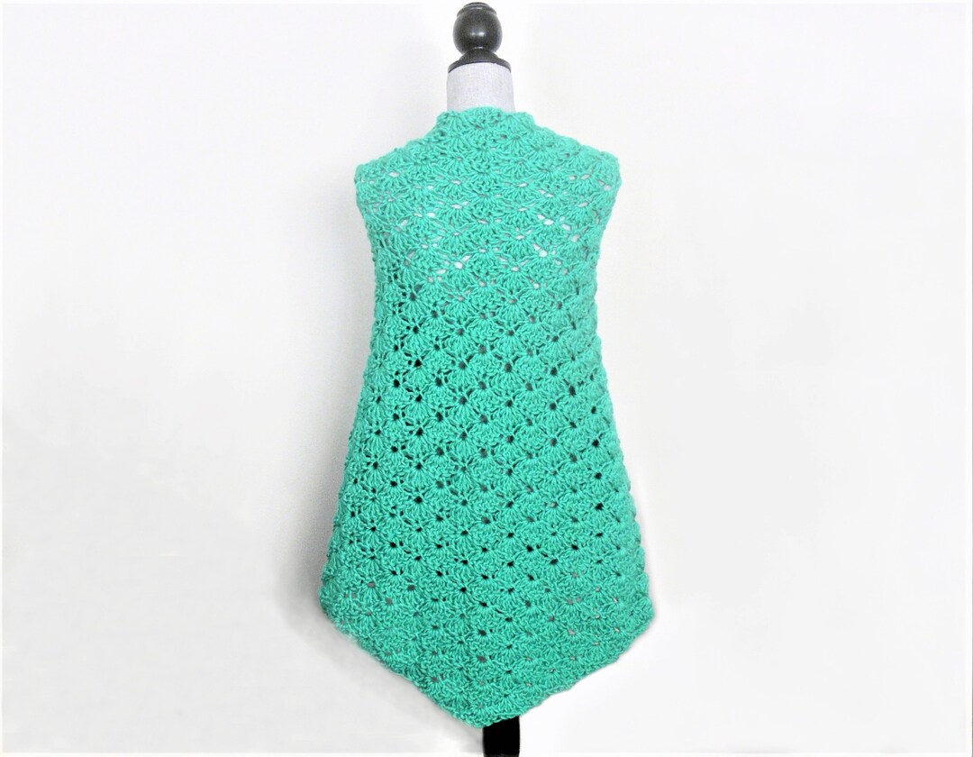 Crochet Pattern - Lacey Wrap or Shawl - Sizes Small, Medium, Large ...
