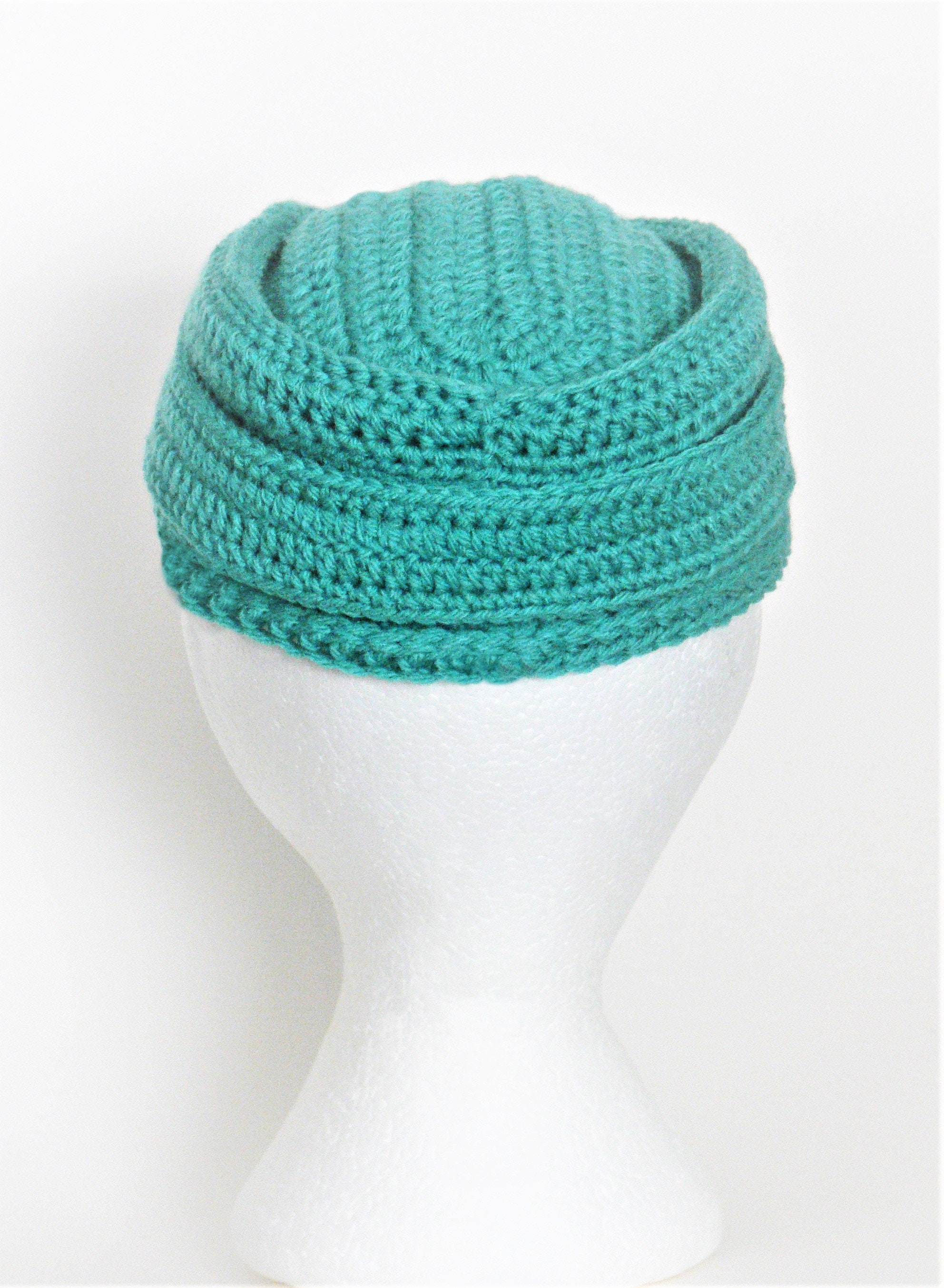 Crochet Pattern - Stewardess Pill Box Hat, Women's Hat, Summer, Winter ...