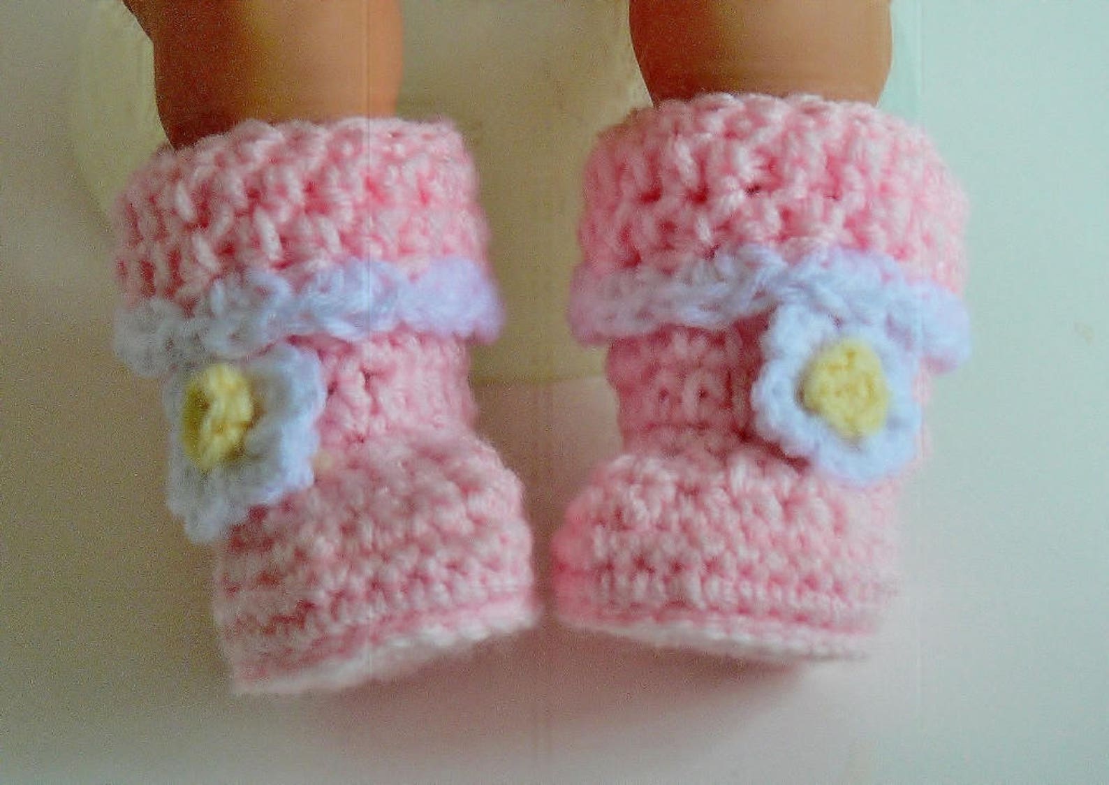Crochet Pattern - Baby Booties - Baby Boots - Baby Slippers - Easy ...