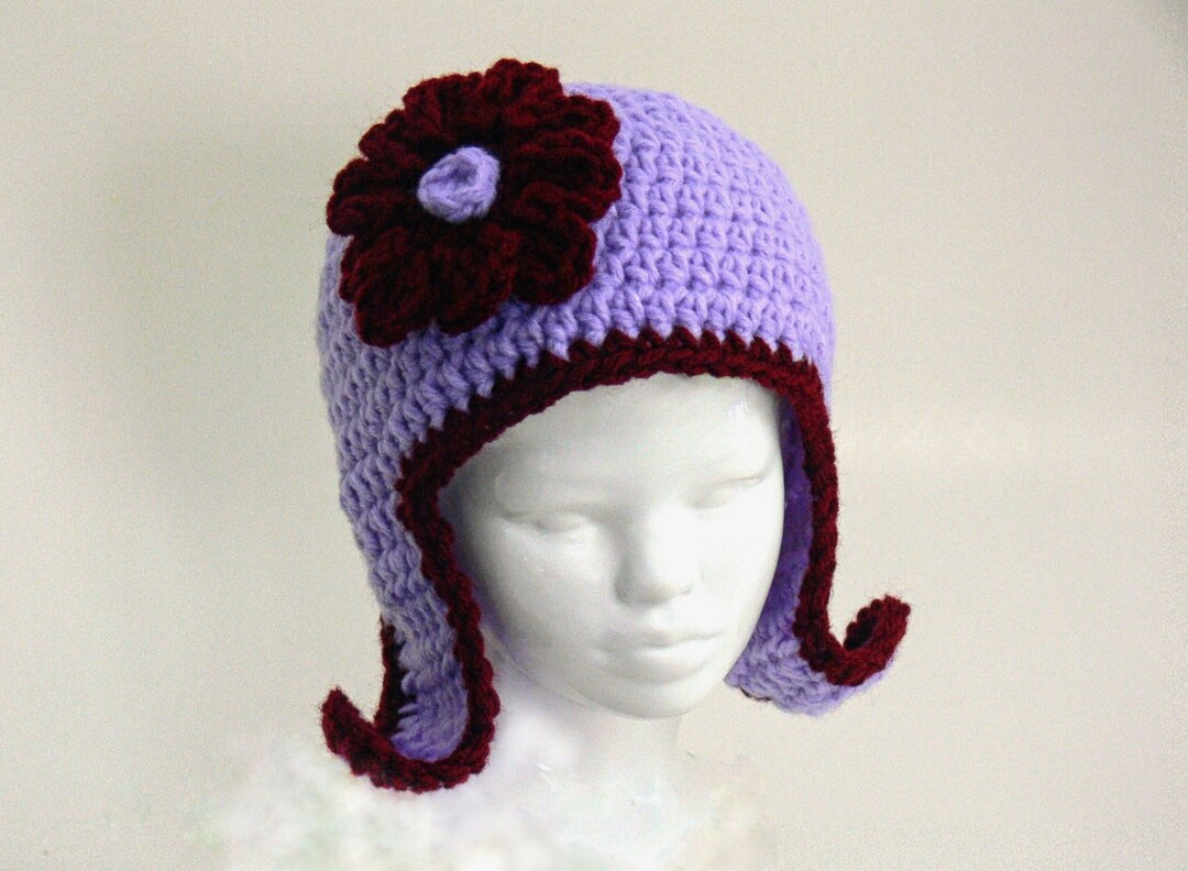Crochet Pattern - Laplander Baby Hat With Ear Flaps - Size Preemie ...