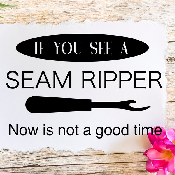 If You See Me With a Seam Ripper Svg - Etsy Australia