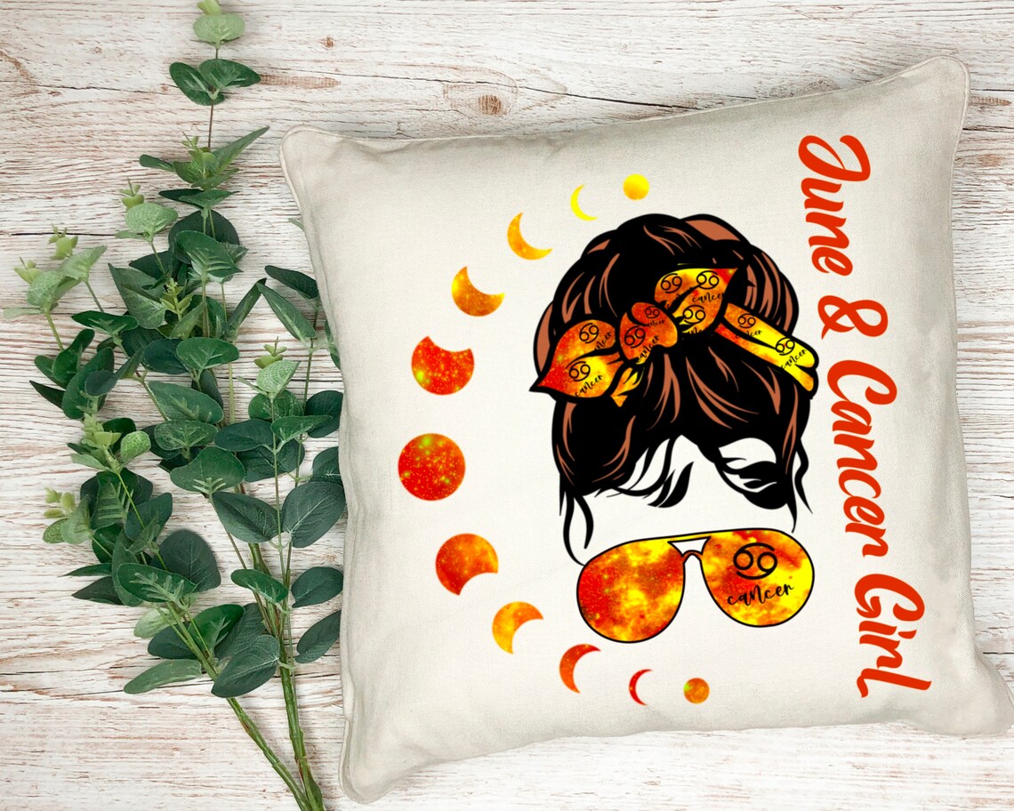 June & Cancer Girl Digital Art PNG JPEG Download File - Etsy