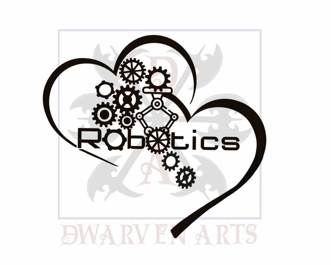 Love Robotics Digital PNG Cut File JPEG Download File Sublimation Cups ...