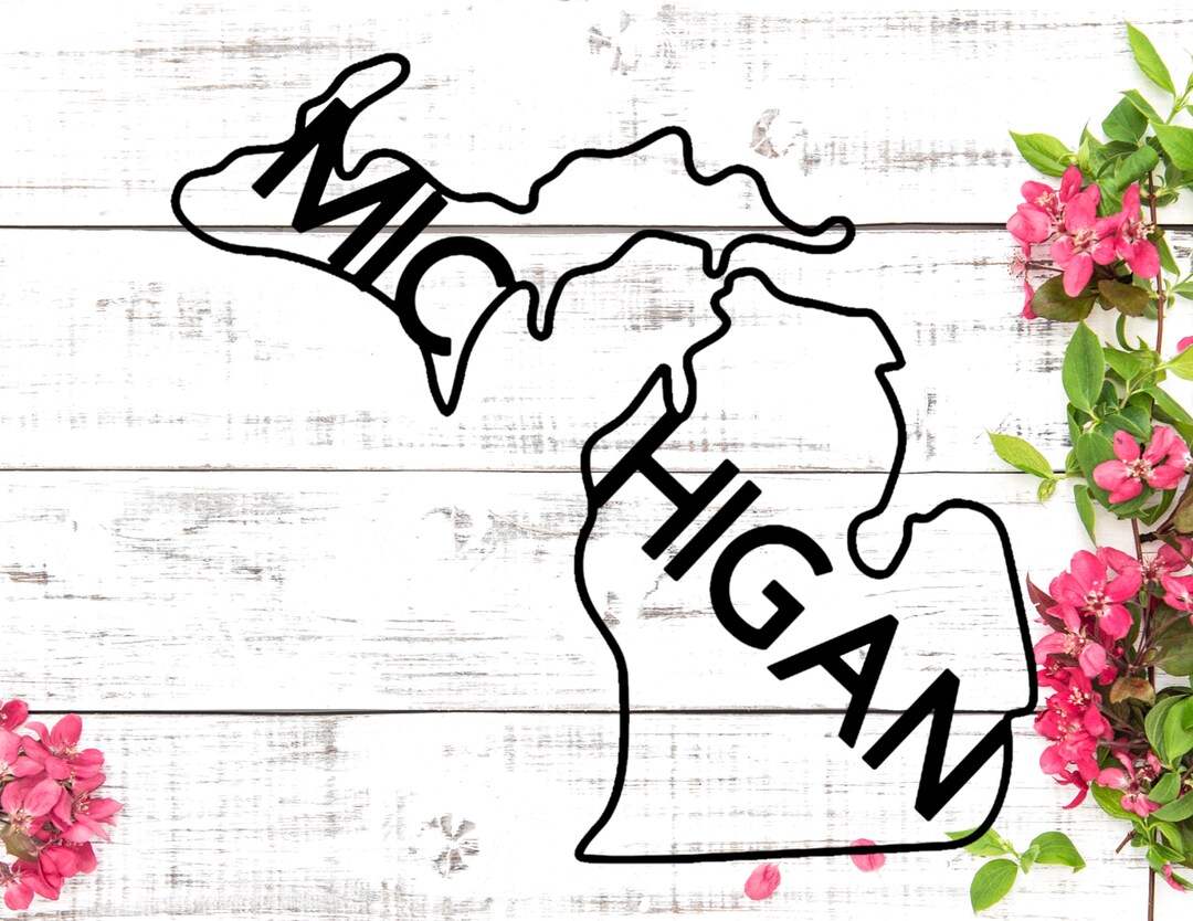 Great State of Michigan Digital PNG | JPEG | Download File ...