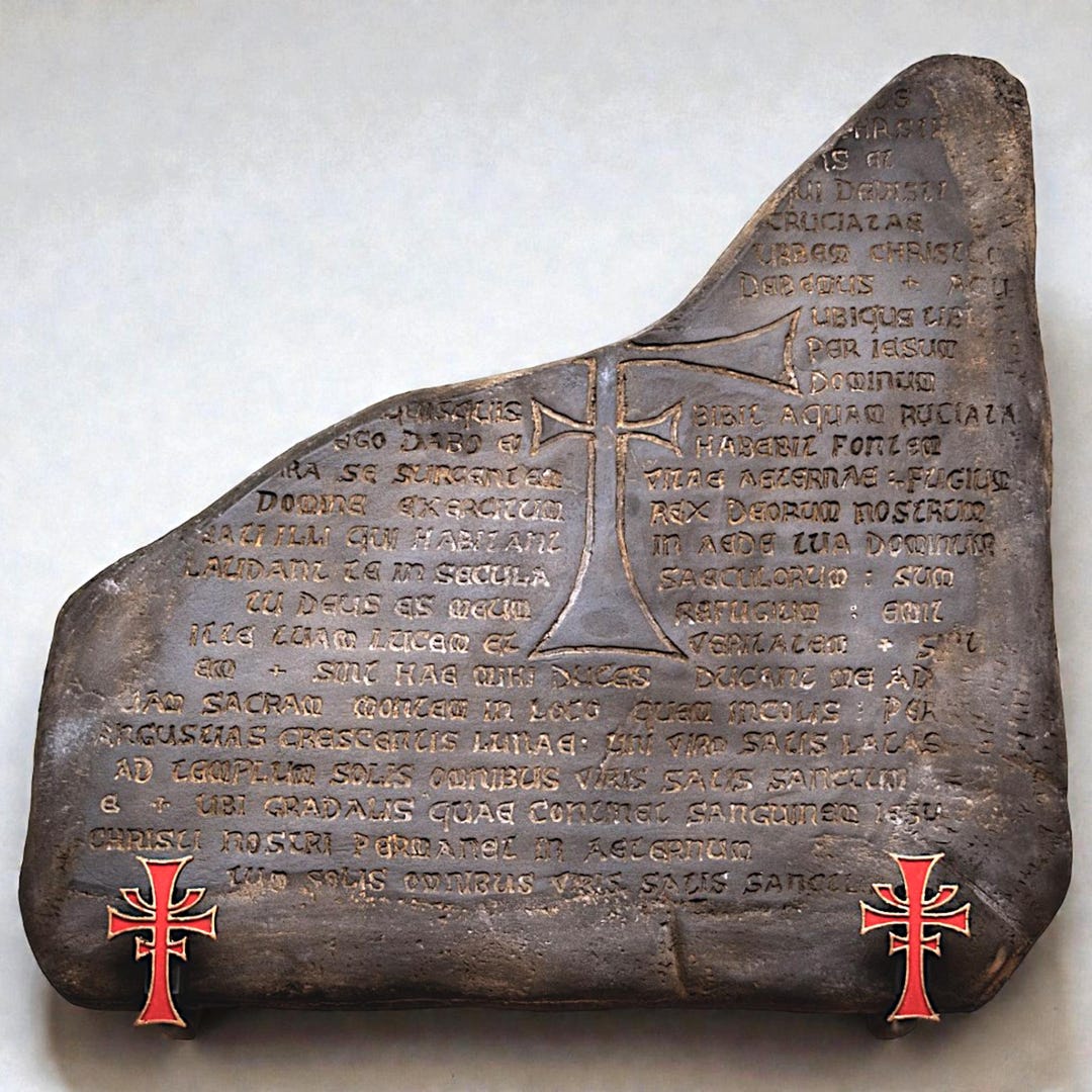 Grail Tablet Resin Replica + STANDS. 50x47cm. US Import Taxes PAID - Etsy