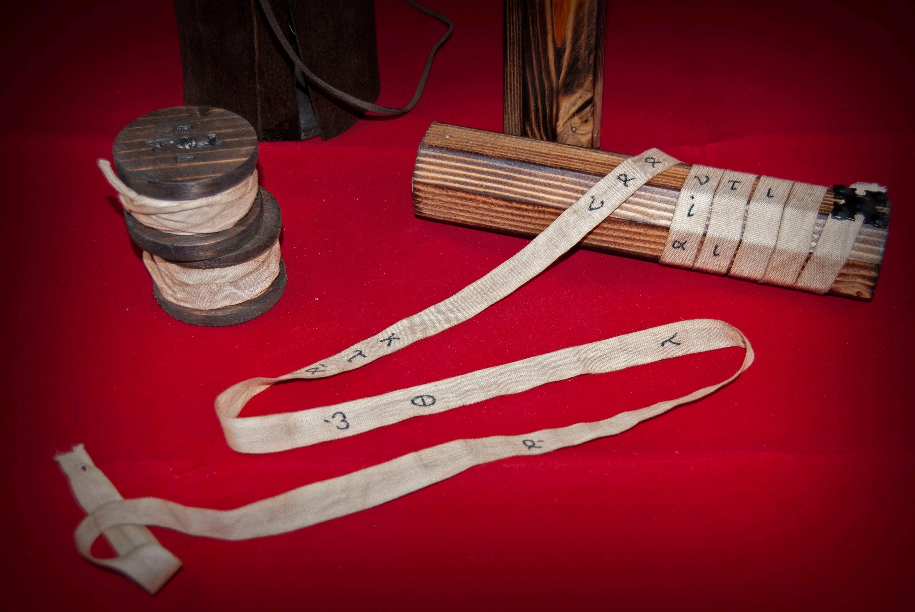 Spartan Scytale - Wood Cipher Device Replica - US Import Taxes INCLUDED ...