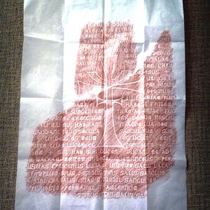 Grail Tablet Rubbing (indy's Complete Version) 47x66cm.us Customs PAID ...