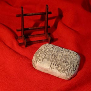 Handmade Cuneiform Tablet Replica – Ancient Mesopotamian Beer Ration ...