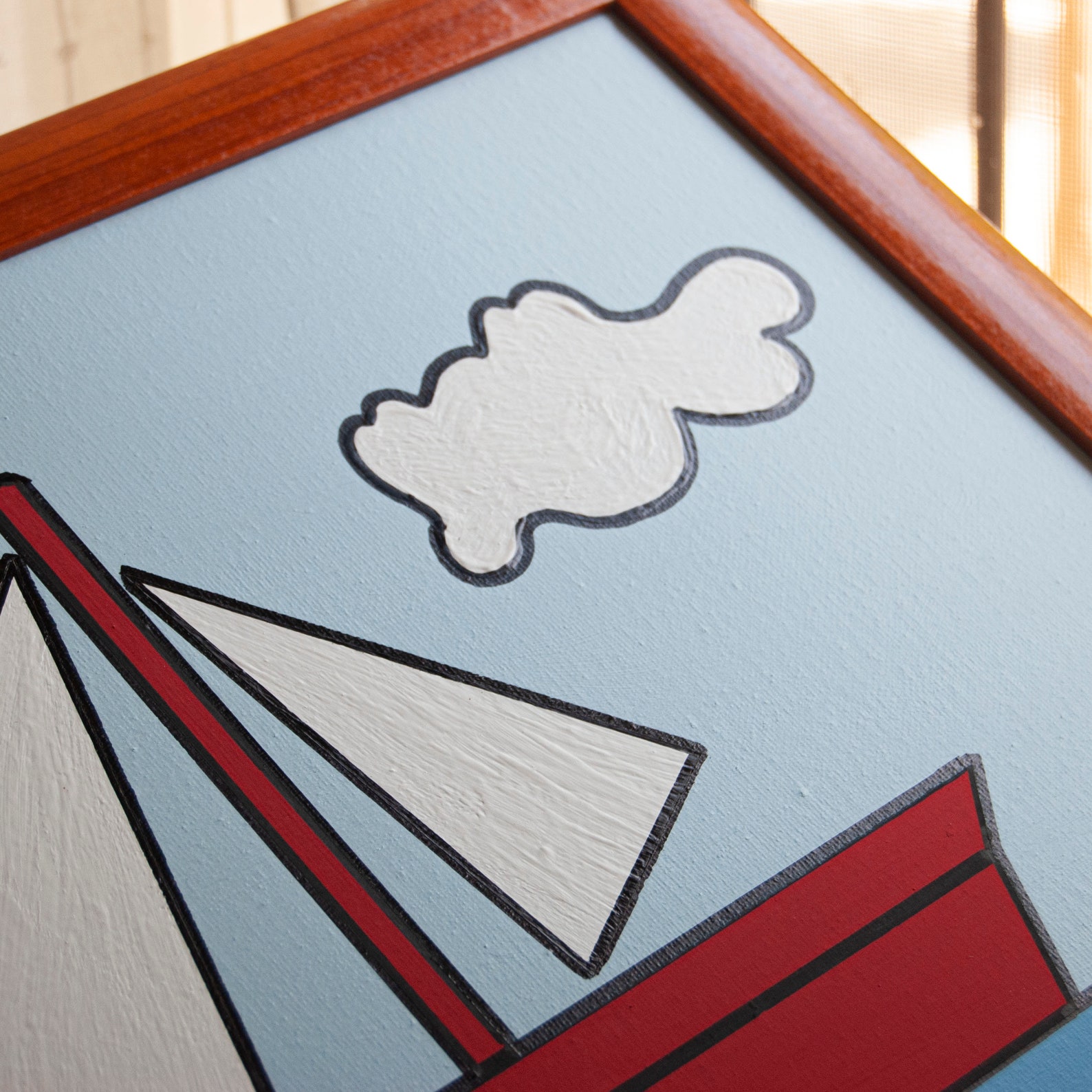The Simpsons Living Room Boat Picture. - Etsy