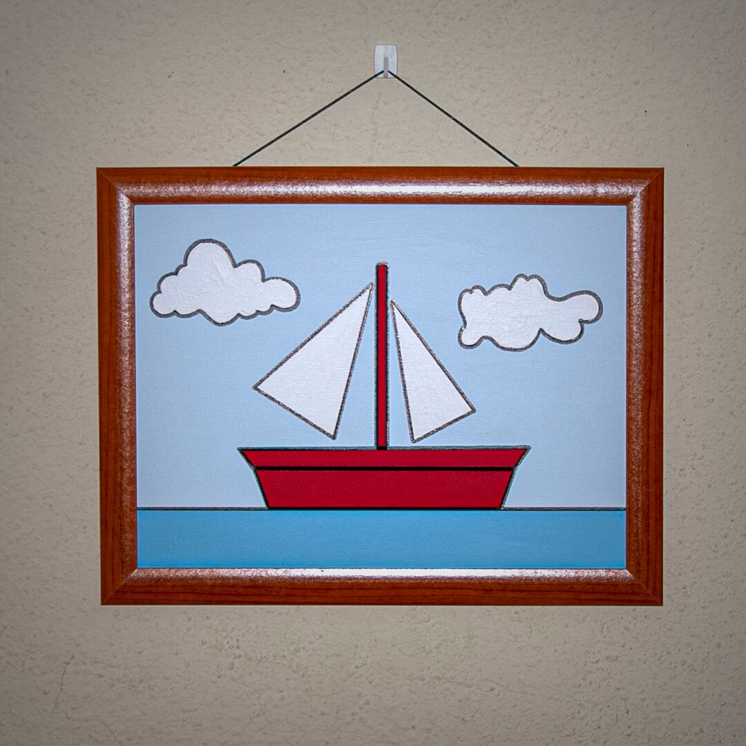 Simpsons Boat Replica - Hand Painted Wall Art. US Import Taxes INCLUDED ...