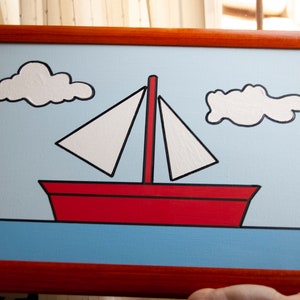 Simpsons Boat Replica - Hand Painted Wall Art. US Import Taxes INCLUDED ...
