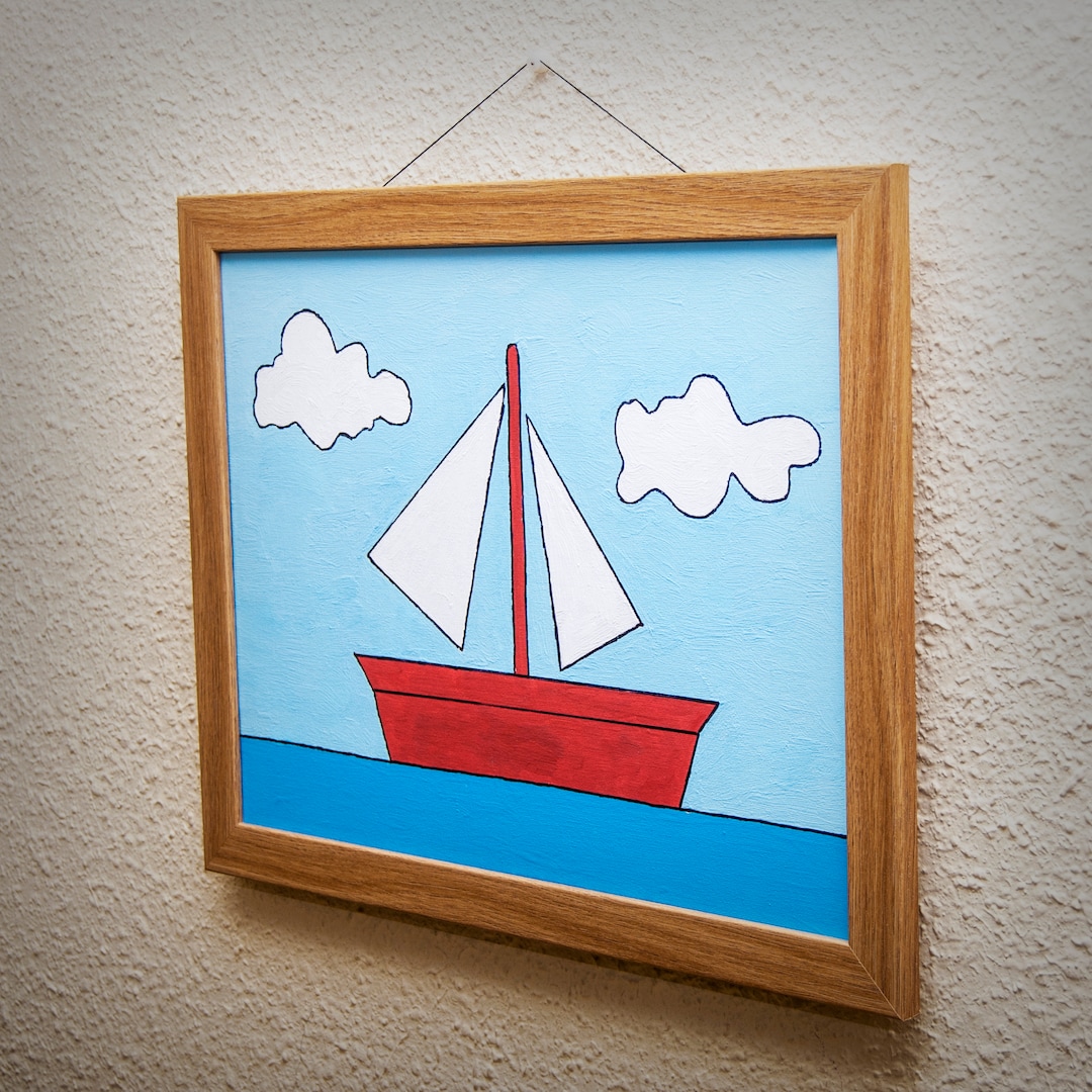 Simpsons Boat Picture - Handmade Wall Art. US Import Taxes INCLUDED - Etsy