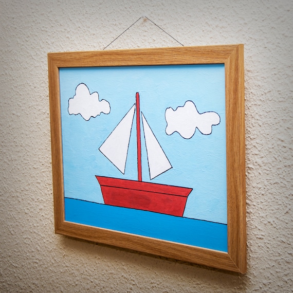 The Simpsons Living Room Boat Picture. - Etsy