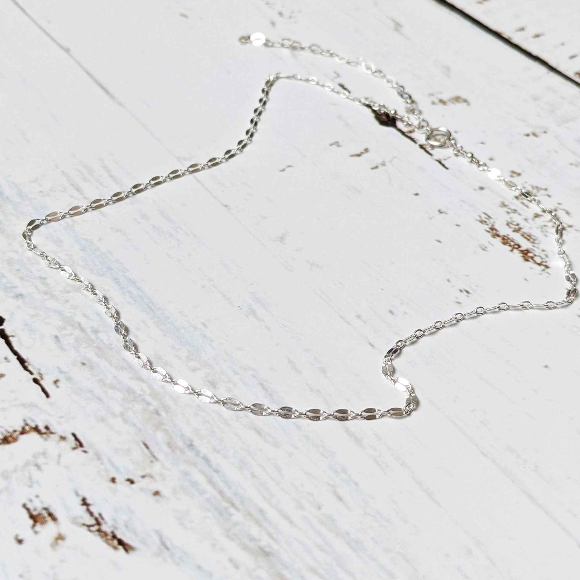 Everyday Sterling Silver Chain Choker | Etsy