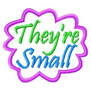 Twins Take Two They're Small Applique Design Machine Embroidery Raggy ...