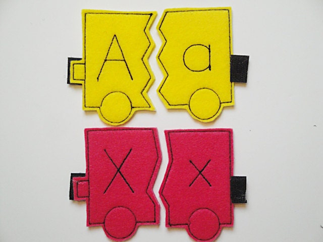 SET- Alphabet Letter Train & Number Train Embroidery Design SET ...