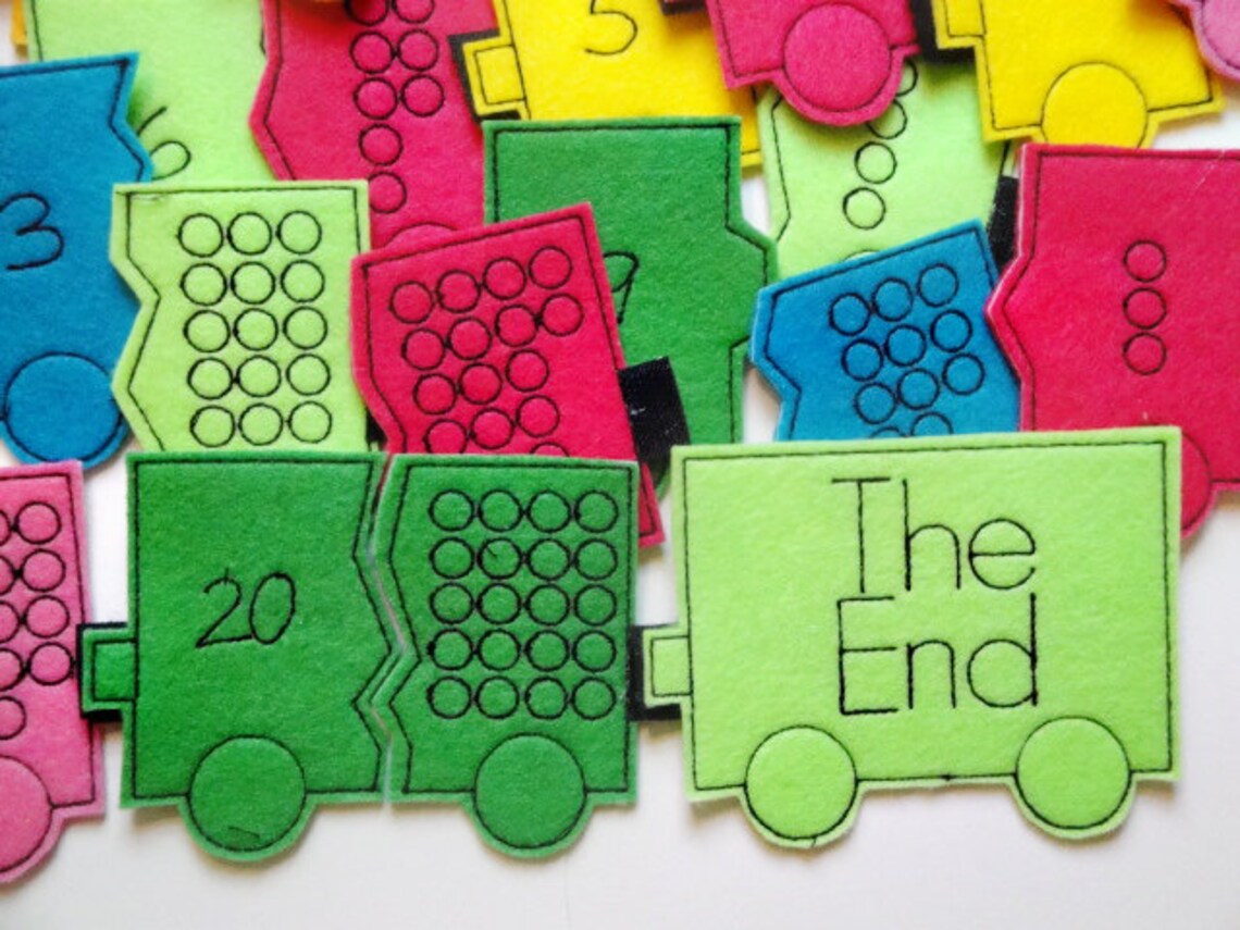 In the Hoop ITH Number Train Educational Learning Toys in the Hoop 4x4 ...