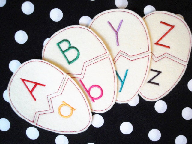 In the Hoop ITH Alphabet Letter Eggs Educational Learning Toys in the ...