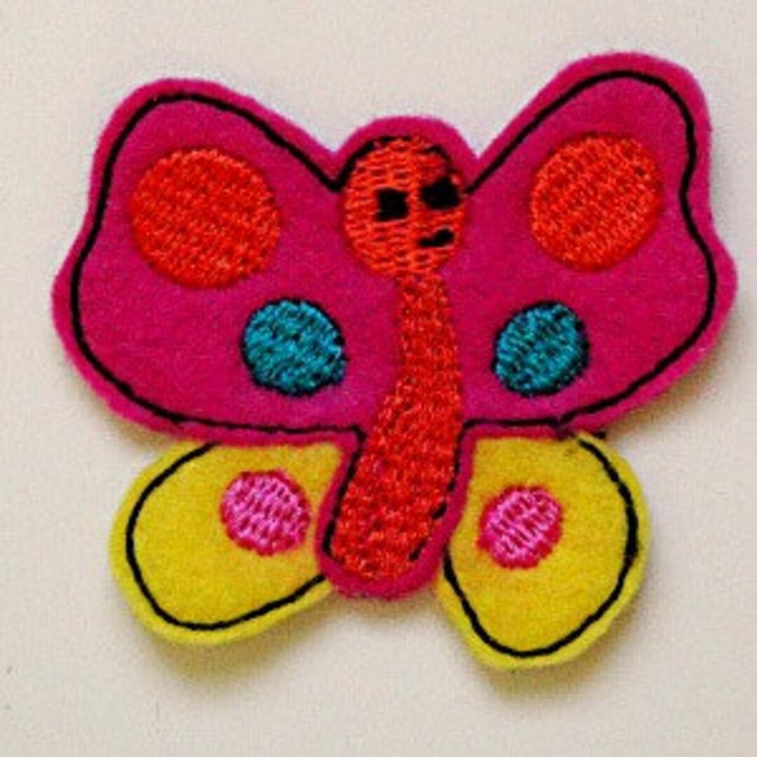 Butterfly Feltie, Felt Butterfly, Machine Applique Design, ITH Design ...
