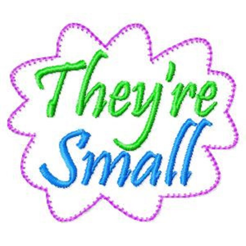 Twins Take Two They're Small Applique Design Machine Embroidery Raggy ...