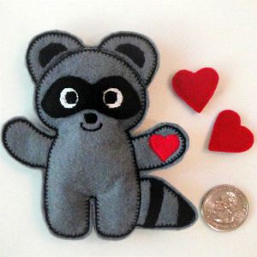 Chester Raccoon EMBROIDERY DESIGN, Pocket Palbased on the Book the ...