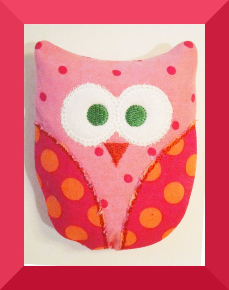Owl Softies Plush Toy Machine Embroidery Design in Three Sizes - Etsy