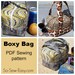 BOXY Bag PDF Sewing Pattern - Etsy