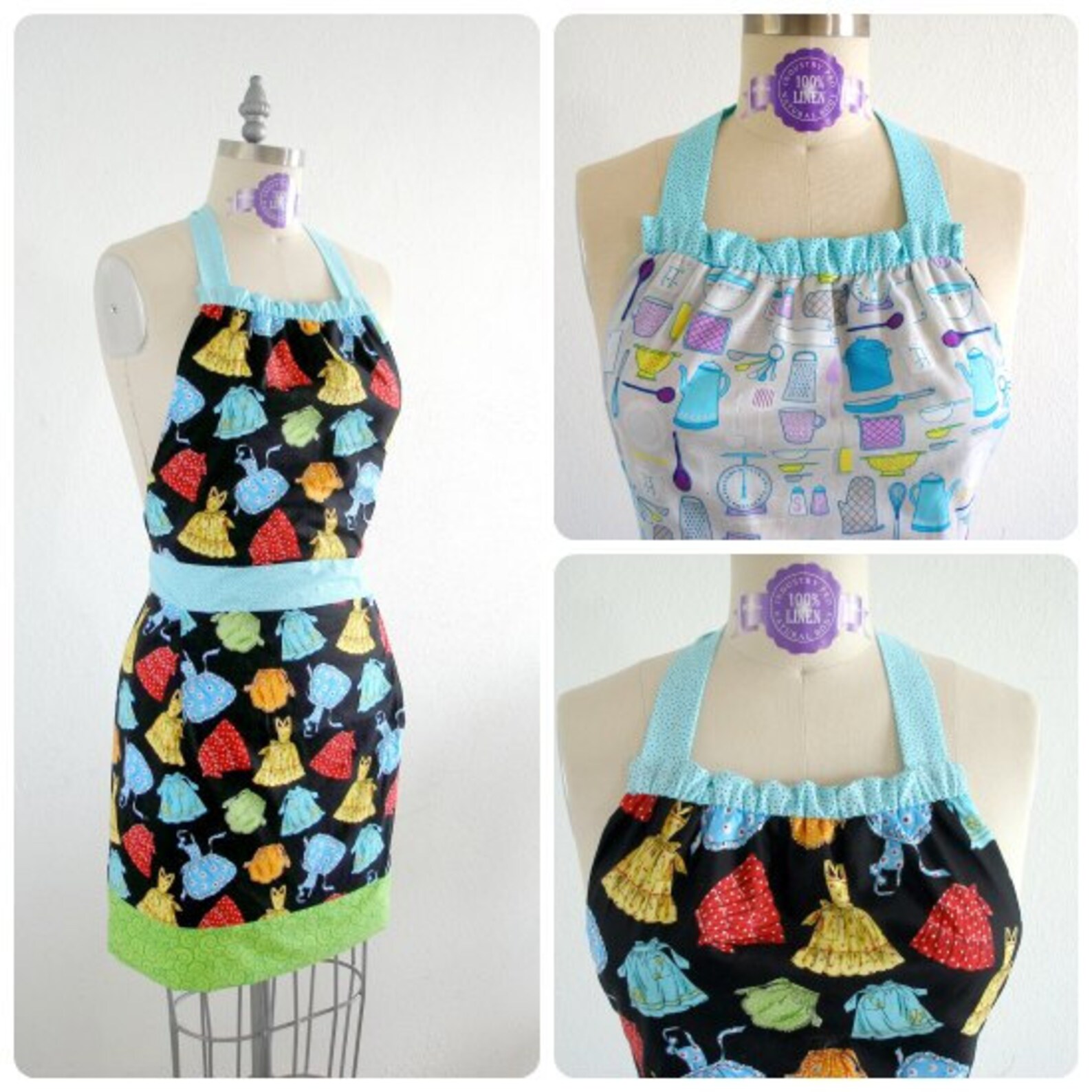 Fully Reversible Apron PDF Sewing Pattern - Etsy
