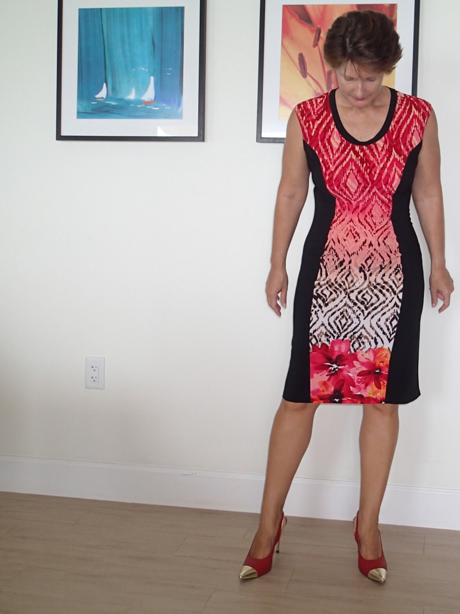 Color Block Dress PDF Sewing Pattern - Etsy