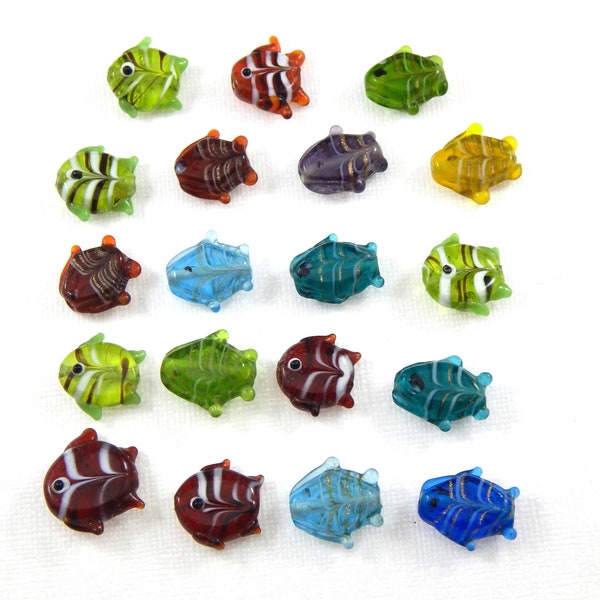 Glass Fish Beads - Etsy