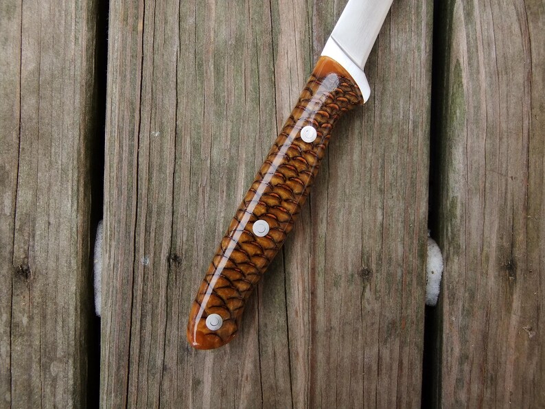 Speh Custom Knives Fisherman Fillet With Spruce Cone Handles - Etsy