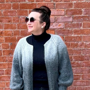 Knitting Pattern the Susurrus Cardigan Fall Autumn Sweater Jumper Bulky ...