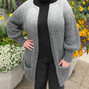 Knitting Pattern the Susurrus Cardigan Fall Autumn Sweater Jumper Bulky ...