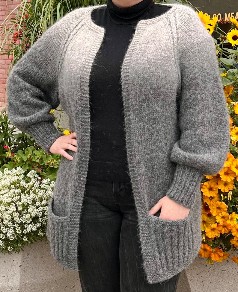 Knitting Pattern the Susurrus Cardigan Fall Autumn Sweater Jumper Bulky ...