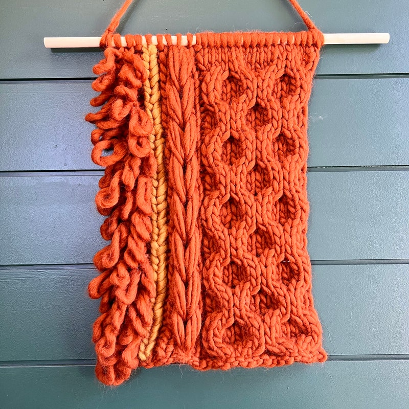Knit Wall Hanging - Etsy
