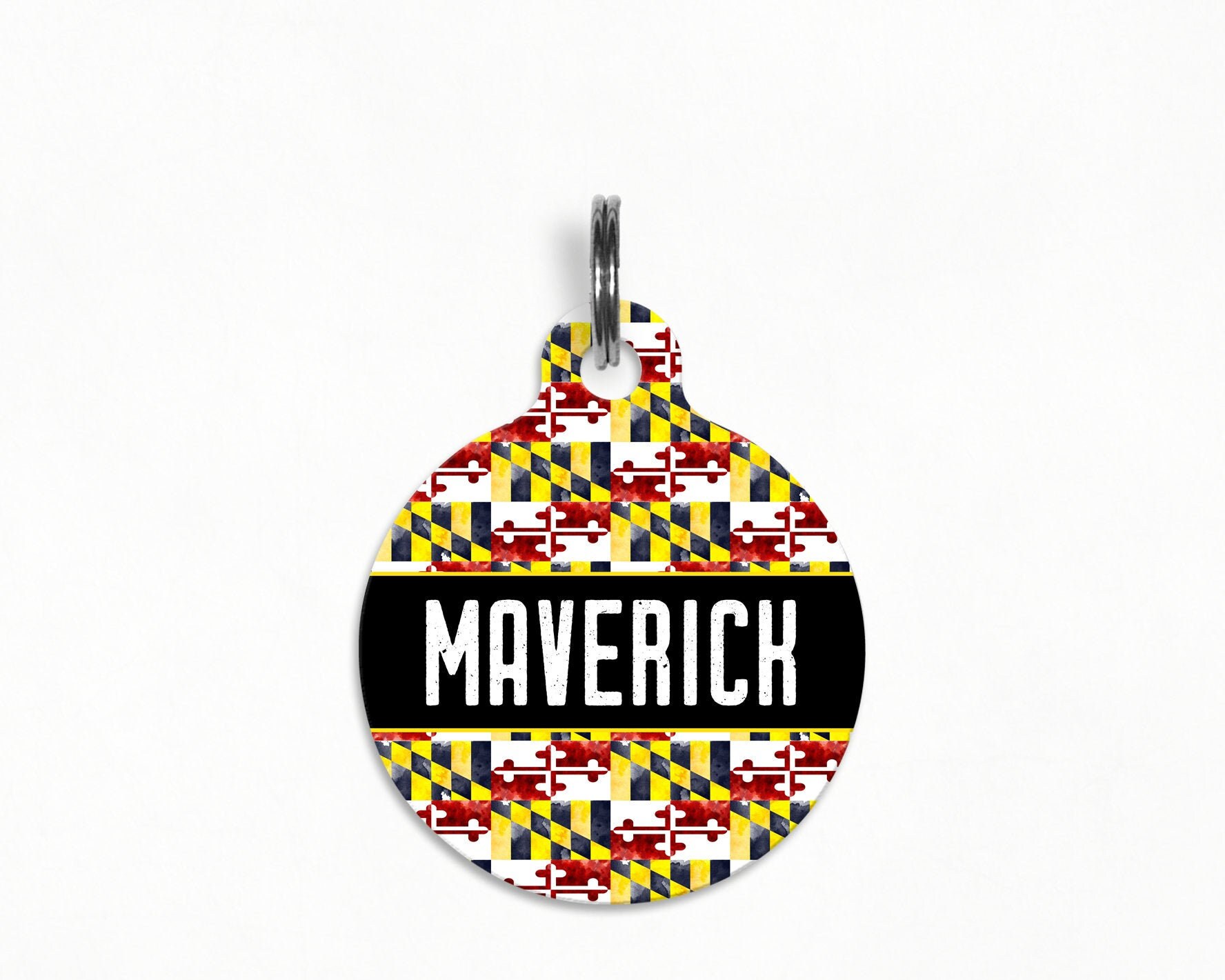 Pet ID Tag maverick Maryland My Maryland Dog - Etsy