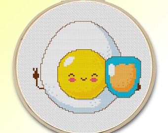 Brekkie Sampler Cross Stitch Pattern PDF - Etsy