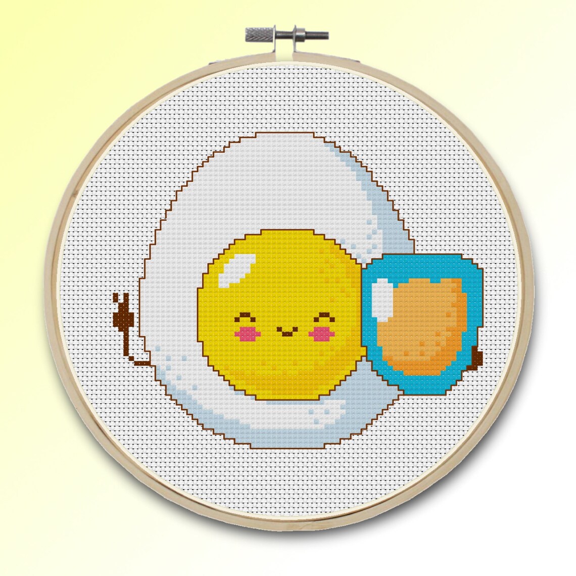 Kawaii Food Cross Stitch Pattern PDF Set of 9 Each Approx - Etsy UK