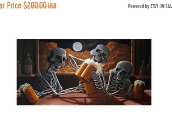 Skeleton Couple Skull Heart Love Art Print Gothic Bedroom | Etsy
