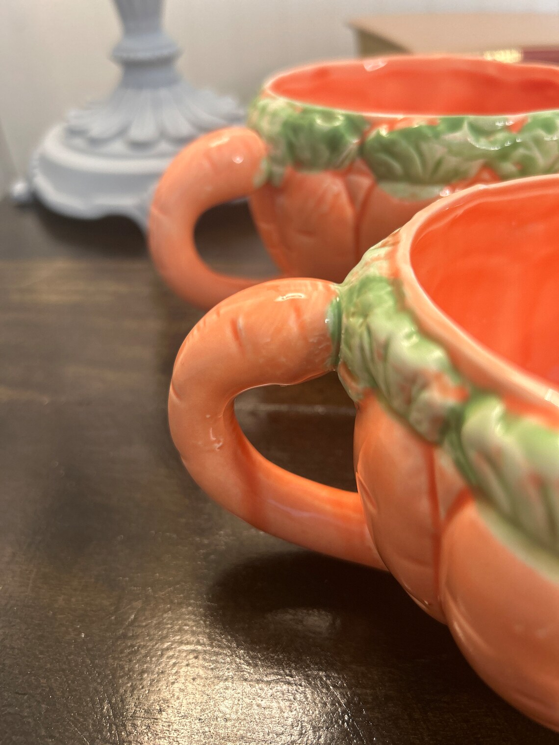 Vintage Vegetable Soup Mugs Set of 4 Cottage Style - Etsy