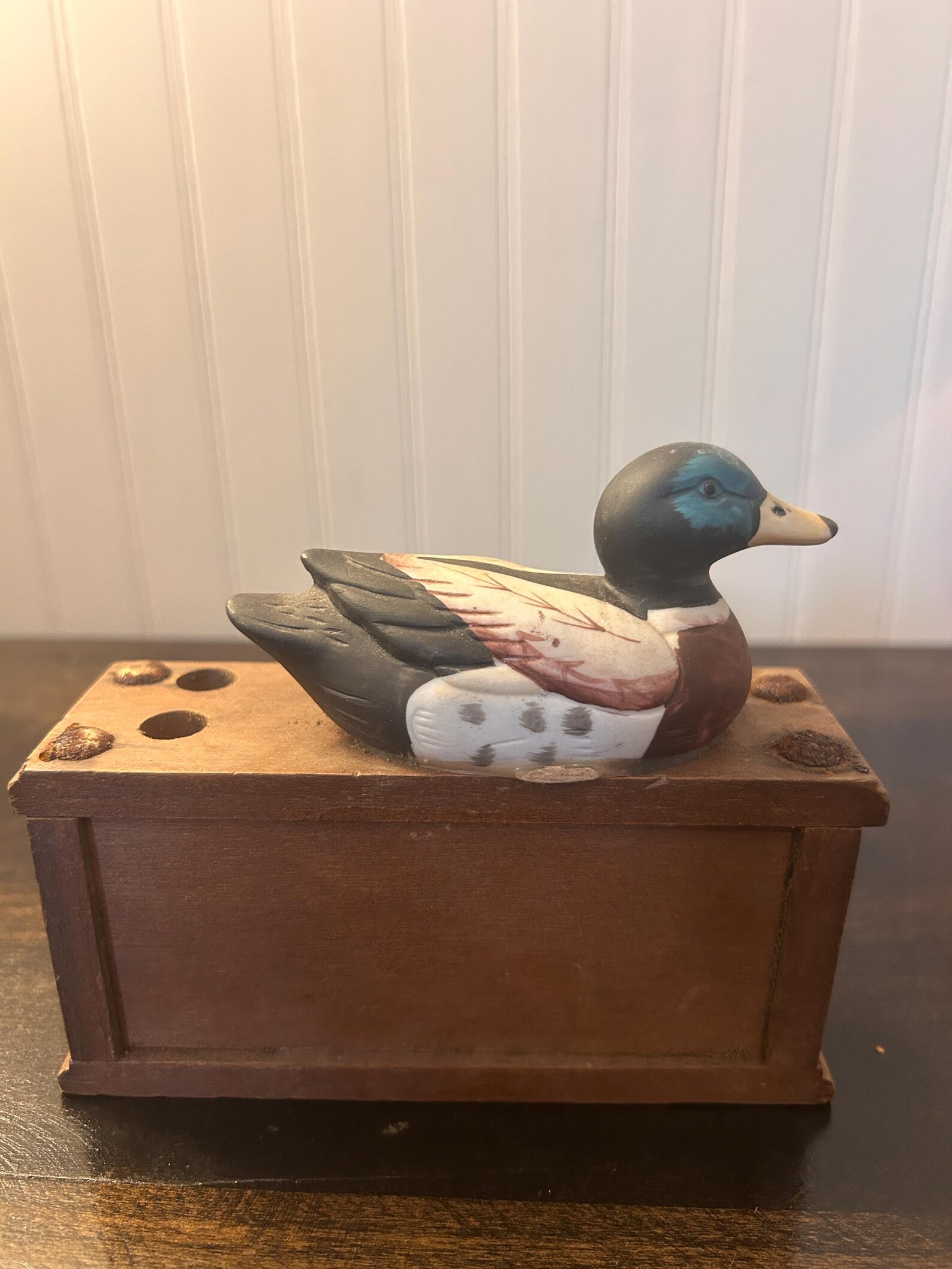 Vintage Duck Pen Holder/desk Organizer - Etsy
