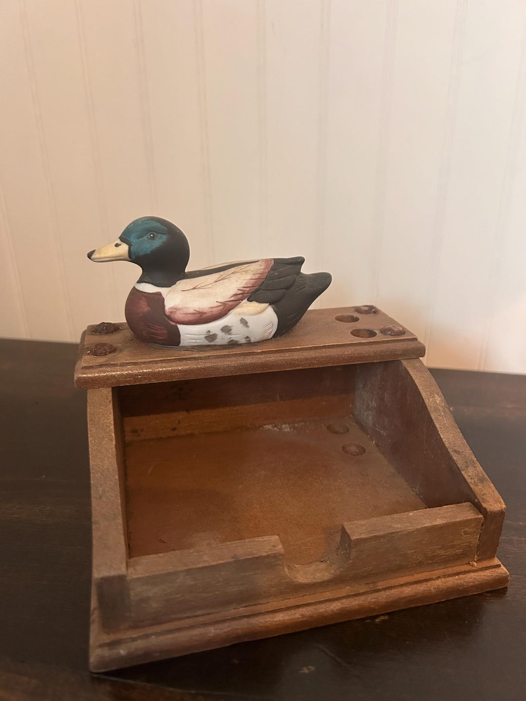 Vintage Duck Pen Holder/desk Organizer - Etsy