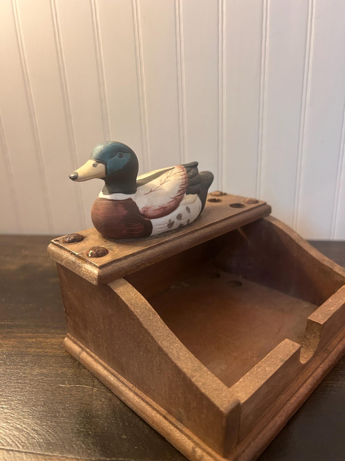 Vintage Duck Pen Holder/desk Organizer - Etsy