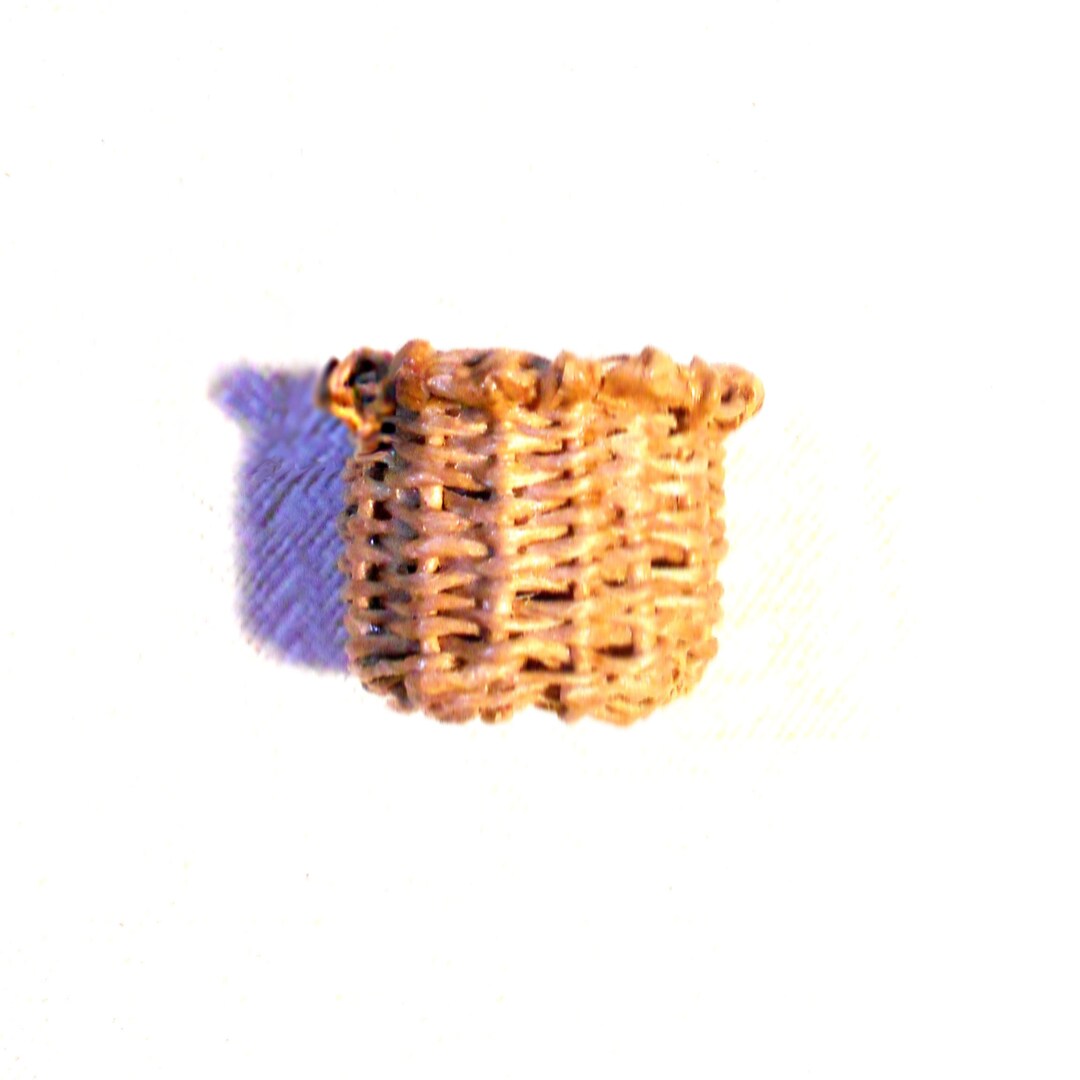 Mini Woven Basket Plant Basket Small Fairy Gathering Basket Rustic ...