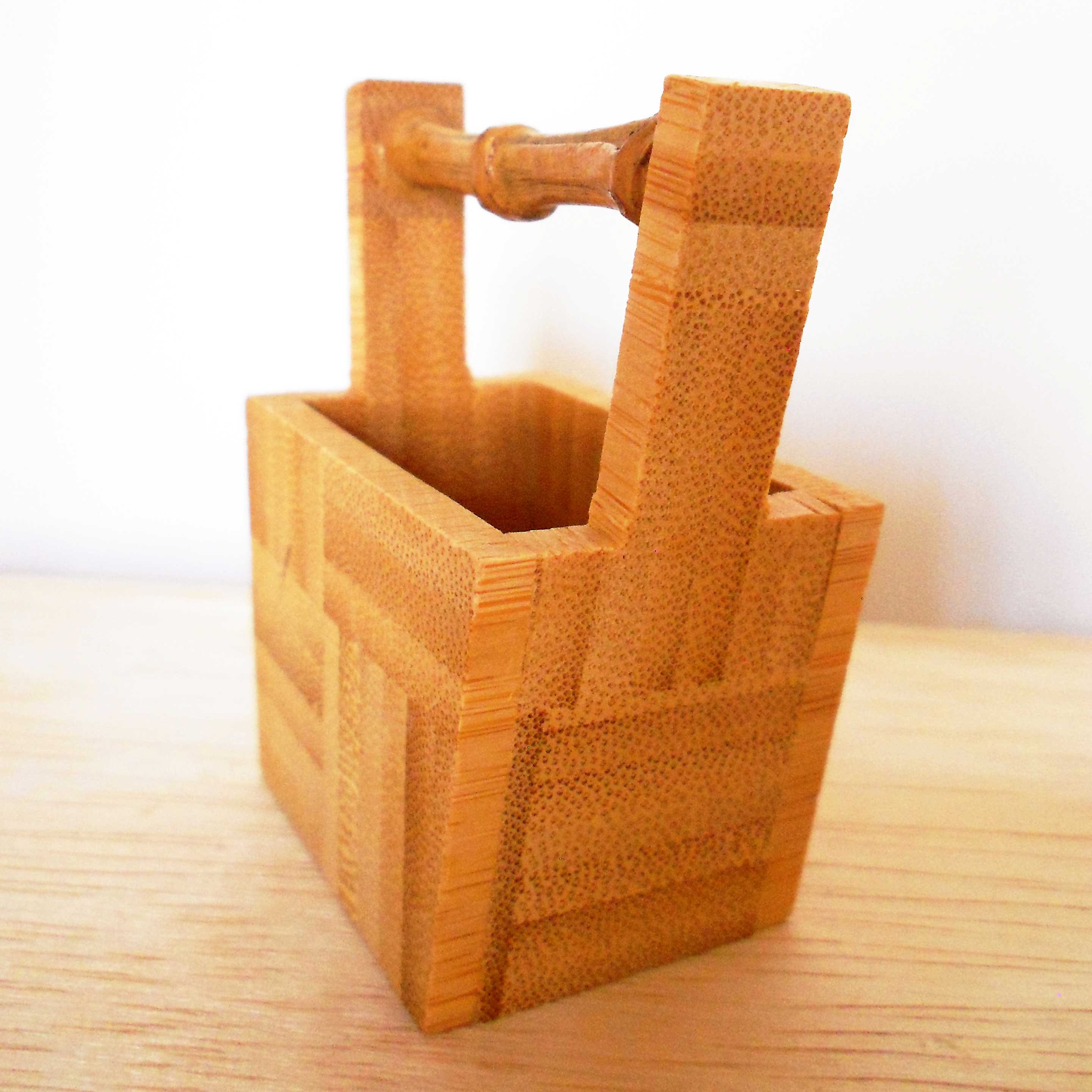 Miniature Bamboo Bucket, Japanese Water Bucket, Uchimizu Asian-style ...